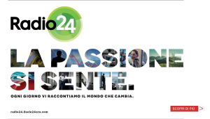 Nuovo sito di Radio24 - 24 Ore System