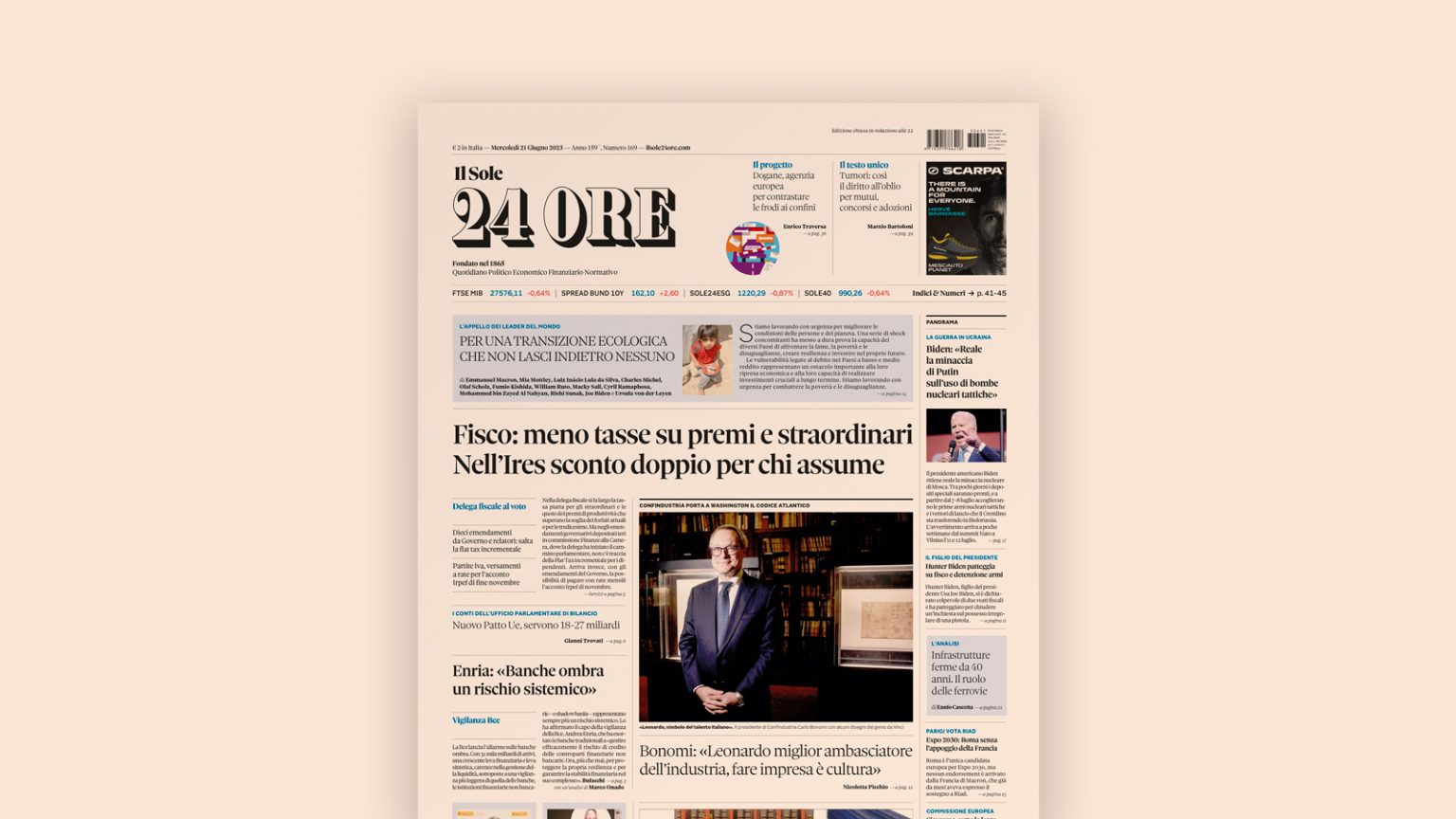 Il Sole 24 Ore Newspaper - 24 Ore System